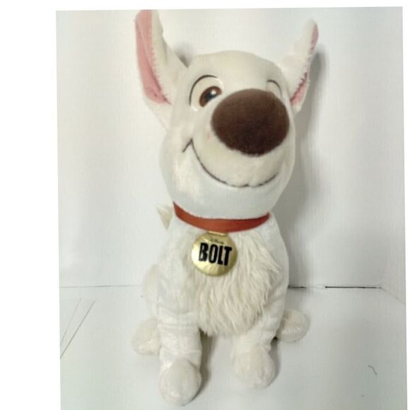 Disney | Toys | Disney Bolt White Dog Plush Toy Stuffed Animal With ...